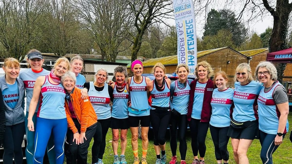 Farnham Runners thrive at Bourne Woods cross country | bordonherald.com